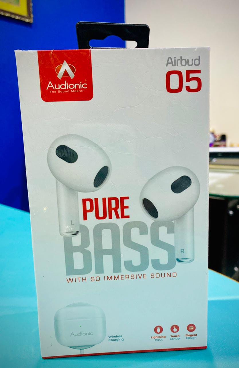 AUDIONIC Airbud 5 – Lighting Input / Sensitive Touch / Bluetooth ...