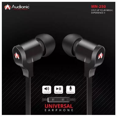 Audionic Music Note MN-250 Earphone Hands Free Universal Super Bass ...