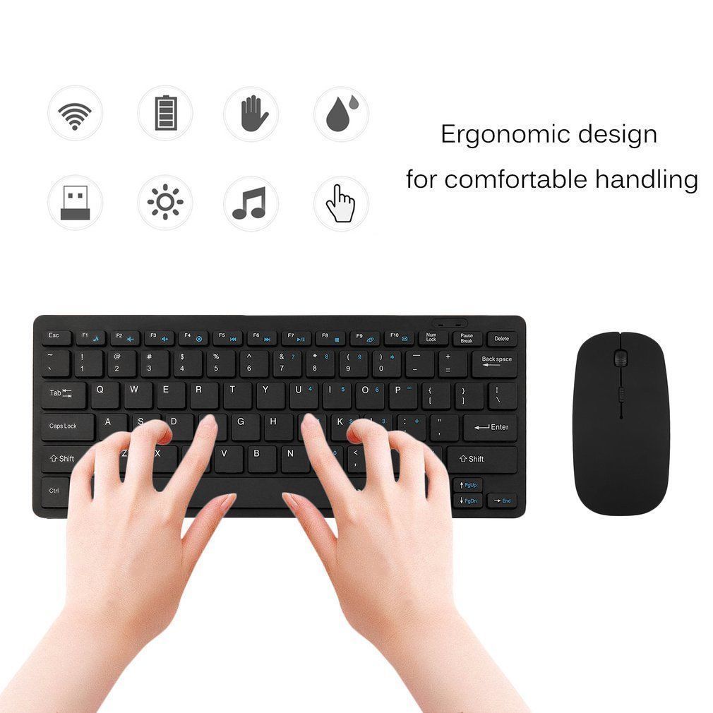 MINI WIRELESS SLIM KEYBOARD AND MOUSE COMBO GKM901 – IT Online